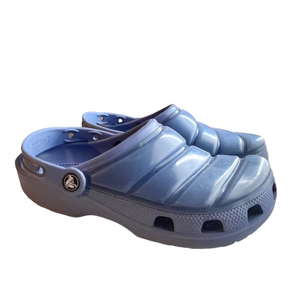 CROCS | Shoes | Crocs Classic Neo Puff Clogs Mens 6 Womens 8 Periwinkle ...